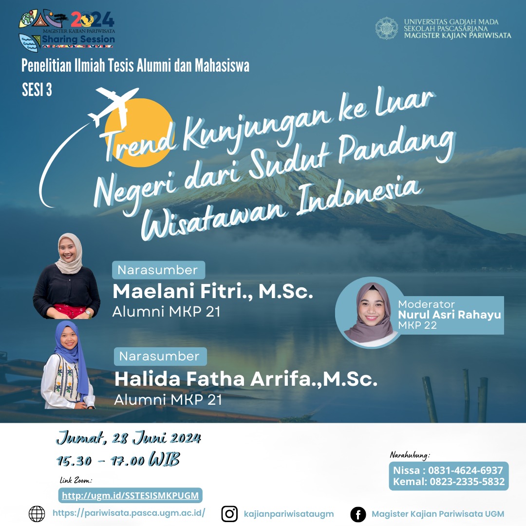 Program Studi Kajian Pariwisata – Universitas Gadjah Mada